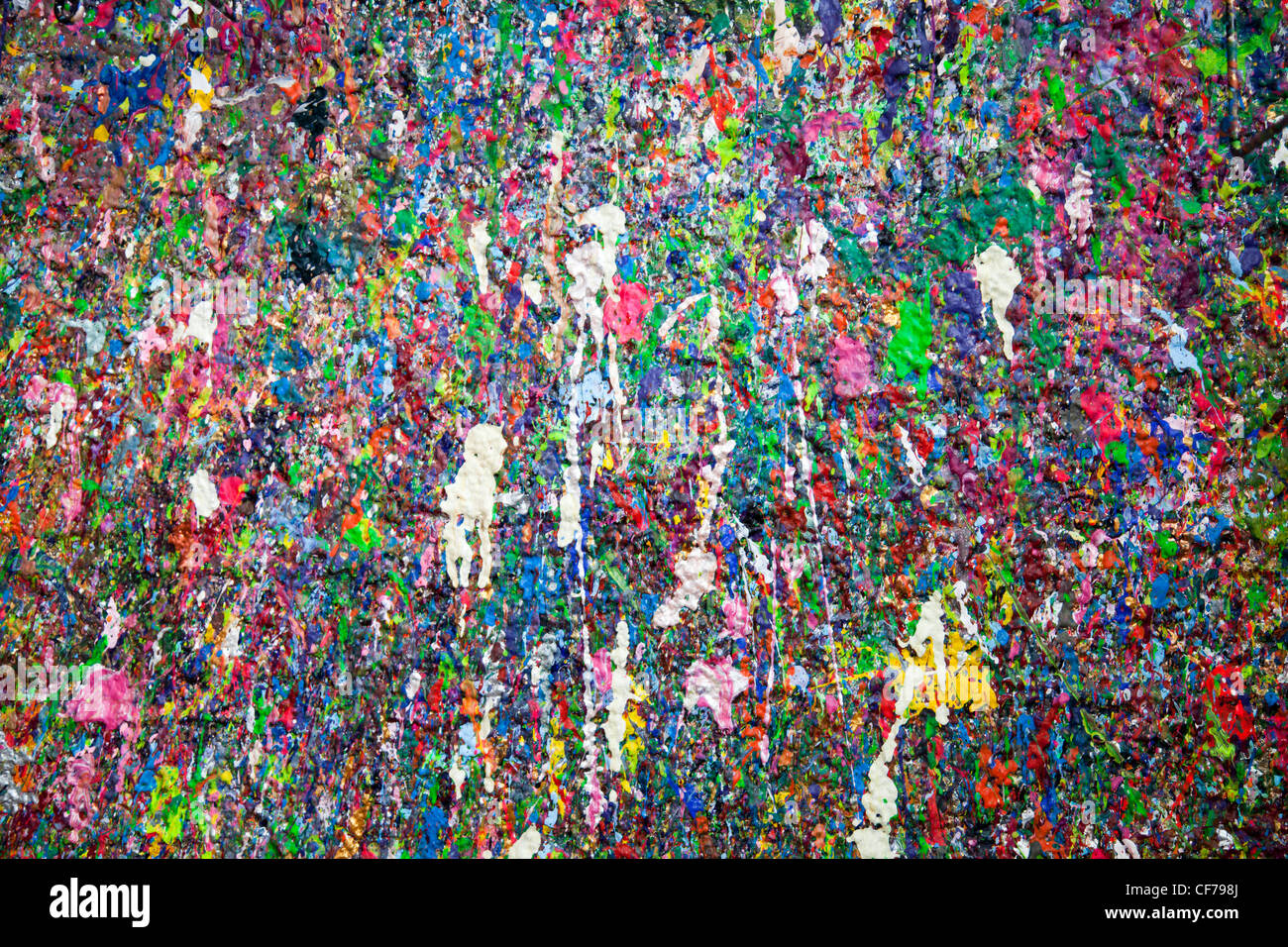 Paint splashes on wall Stock Photo - Alamy