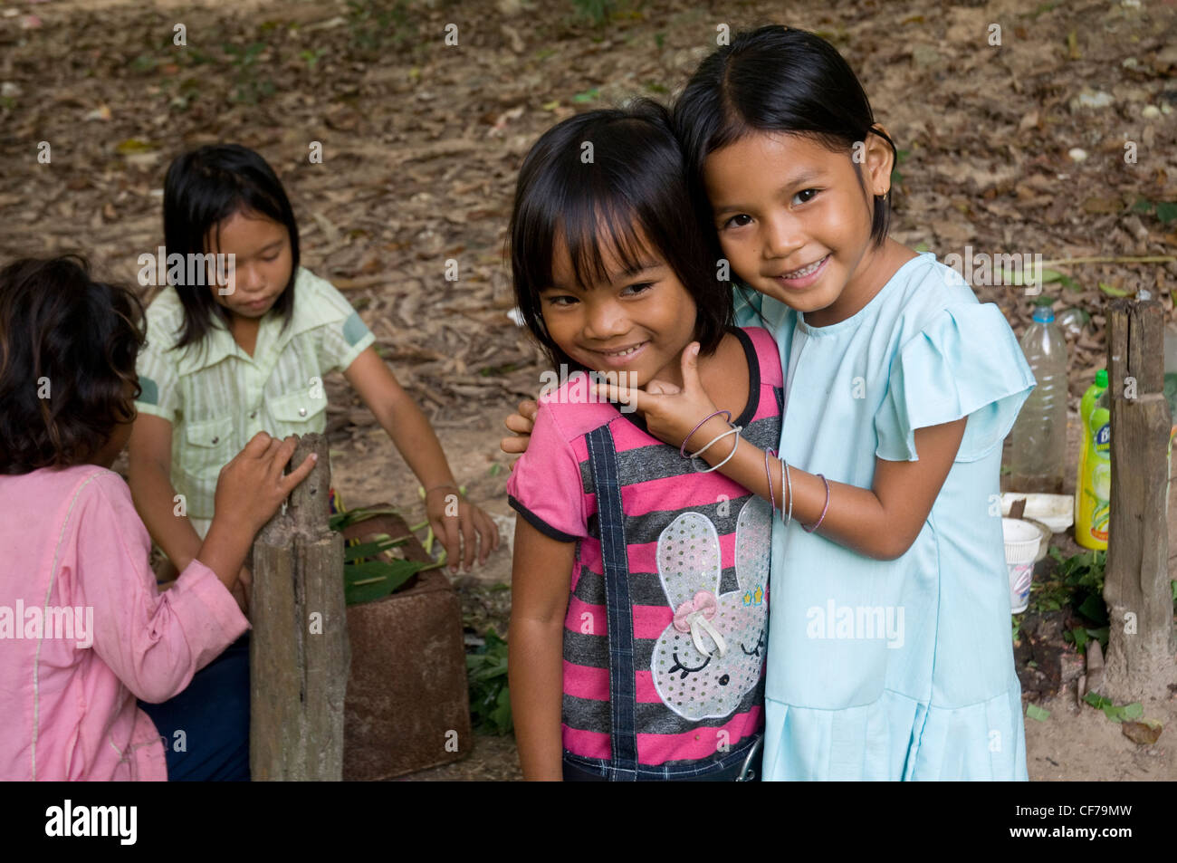 Portrait of Thai Children near the Beach at Koh Bulon, Thailand Stock ...