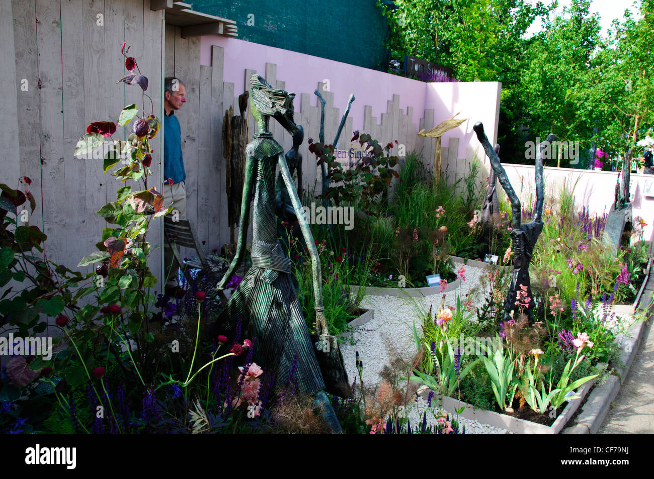 Rupert Till,Bronze & Wire Sculptures,The RHS Chelsea Flower Show ...