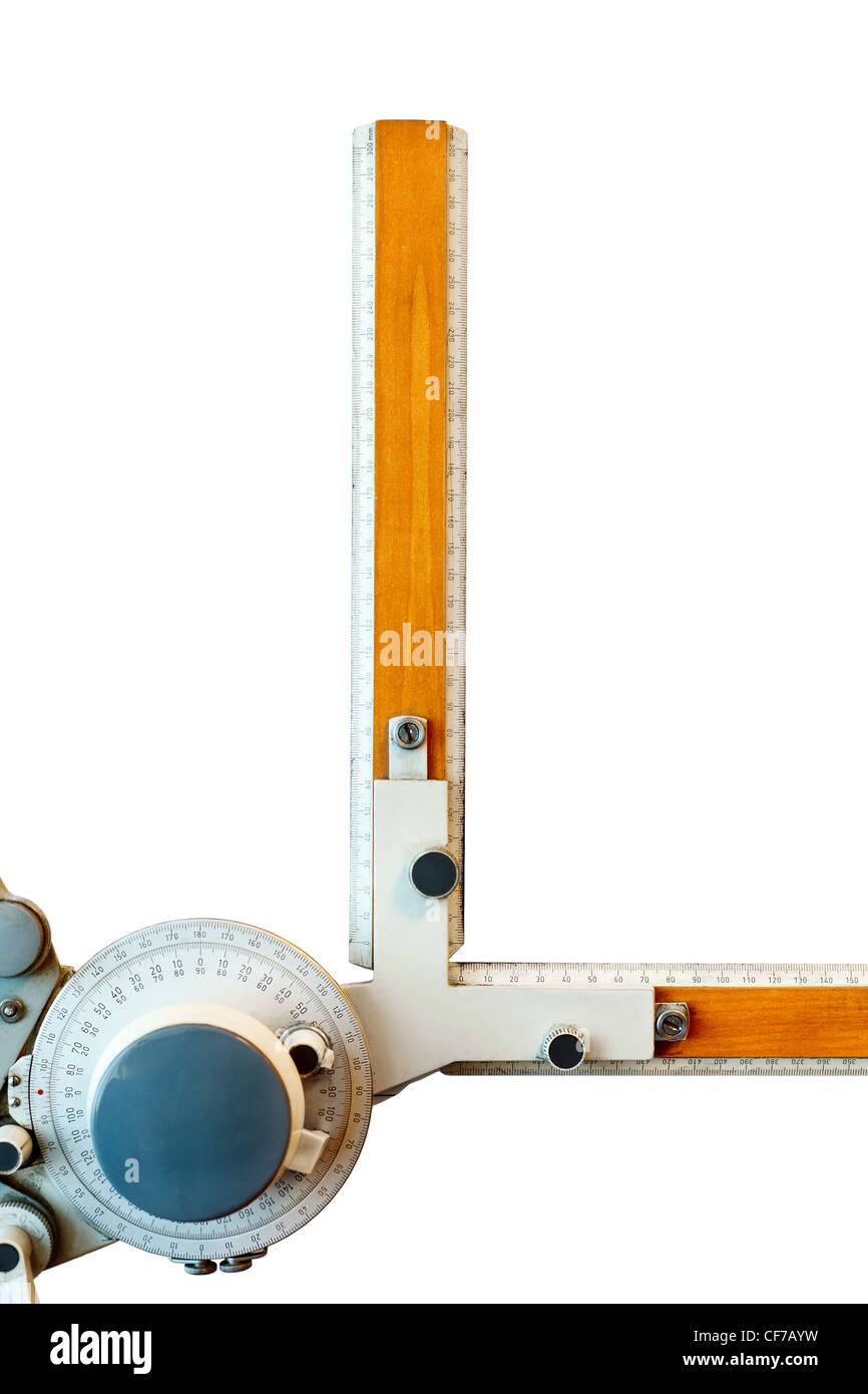 Old-fashioned drawing board isolated on white background Stock Photo ...