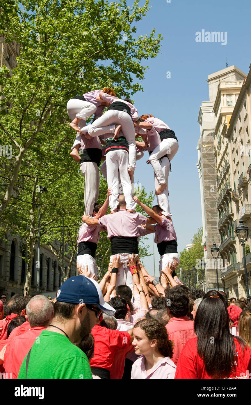 Human pyramids hi-res stock photography and images - Alamy
