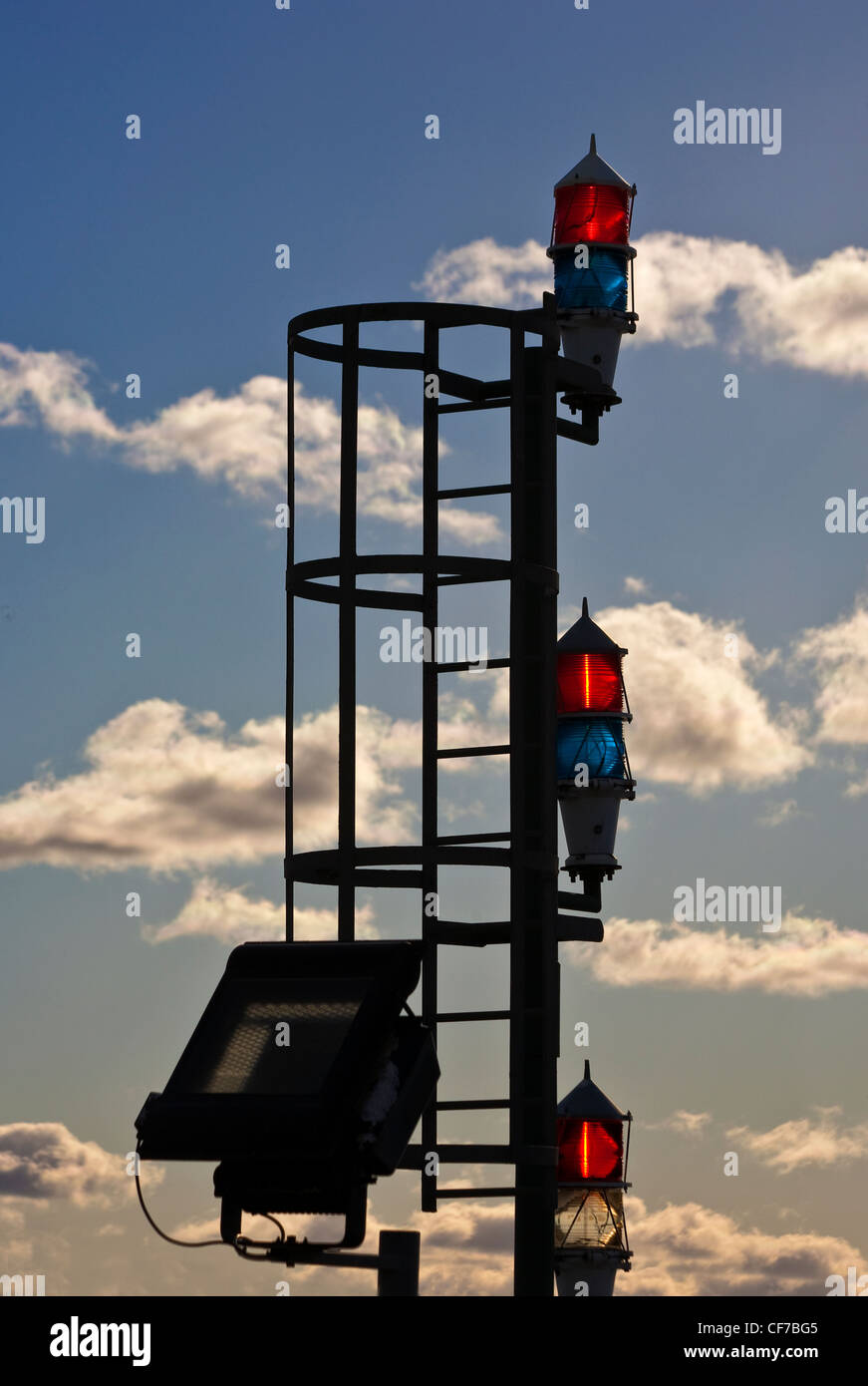 Harbour navigation lights hi-res stock photography and images - Alamy