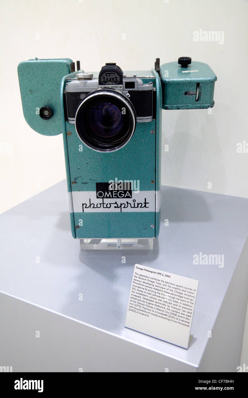 Omega Photosprint photofinish camera OPS 1; 1963 Stock Photo - Alamy