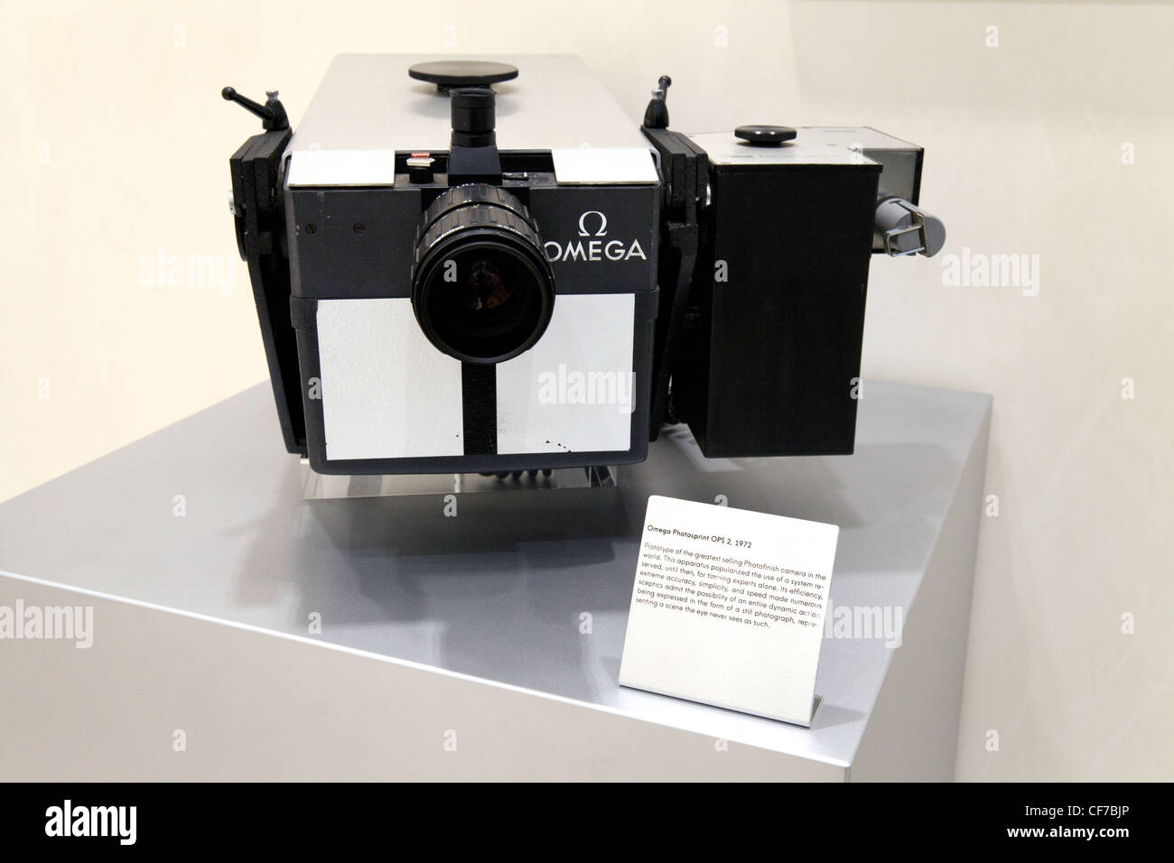Omega Photosprint photofinish camera OPS 2; 1972 Stock Photo - Alamy