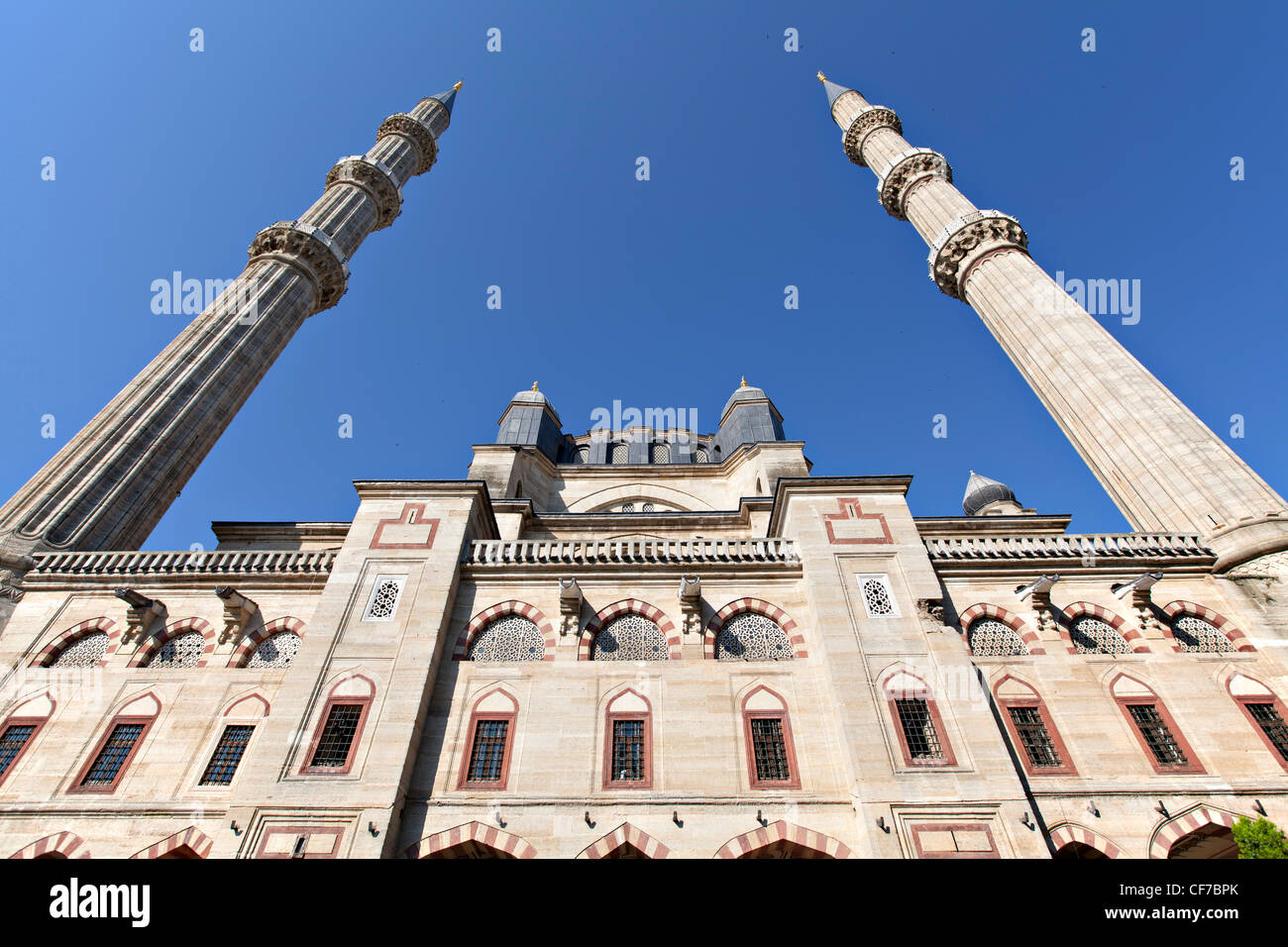 Turkey, Edirne, Selimiye Mosque. The UNESCO World Heritage Site Of The ...