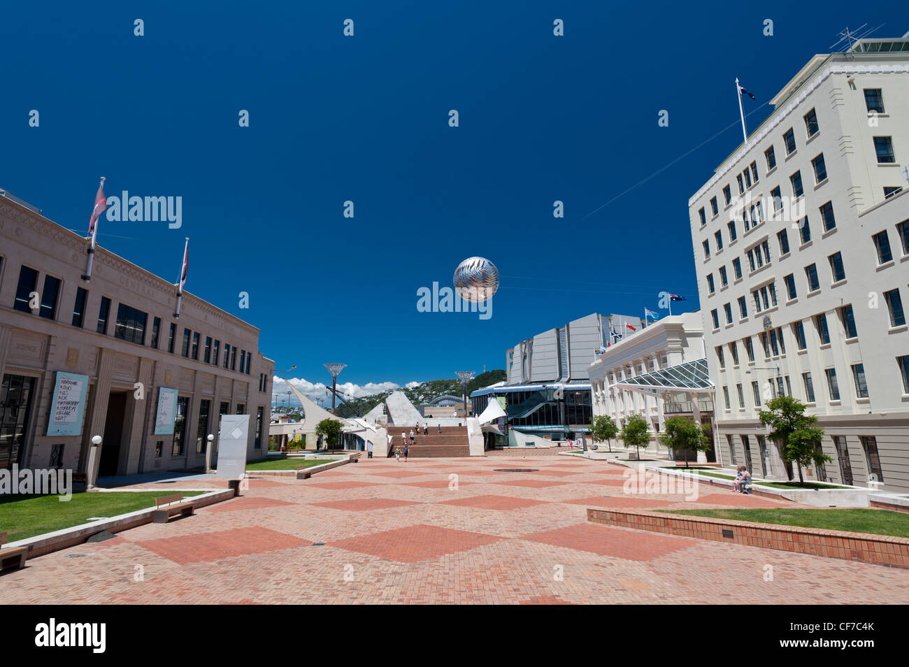 Civic Square in Wellington, New Zealand Stock Photo - Alamy