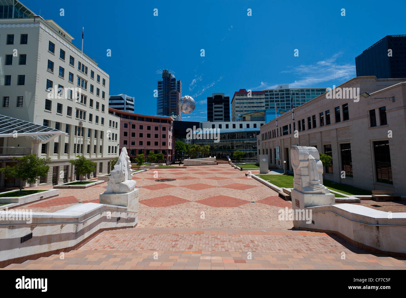 Civic Square in Wellington, New Zealand Stock Photo - Alamy