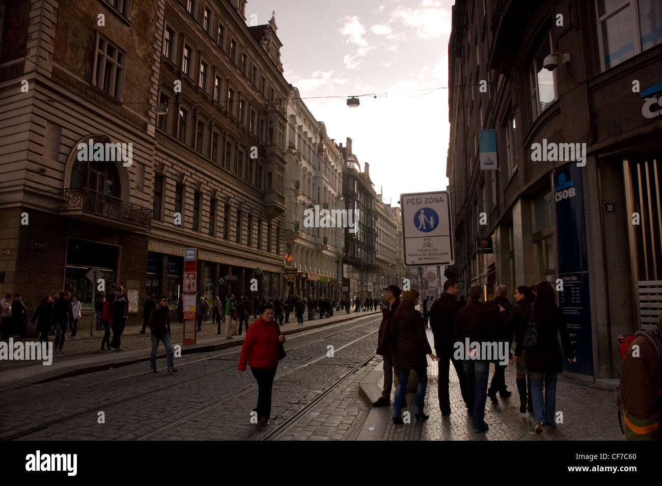 Streets of Prague Stock Photo - Alamy