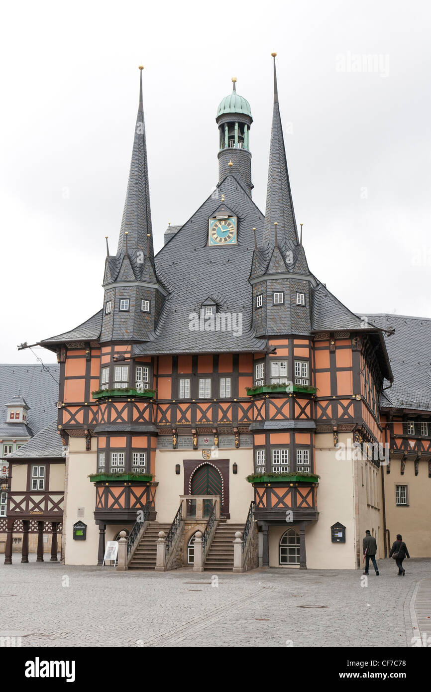 Town Hall in Wernigerode, Germany Stock Photo - Alamy