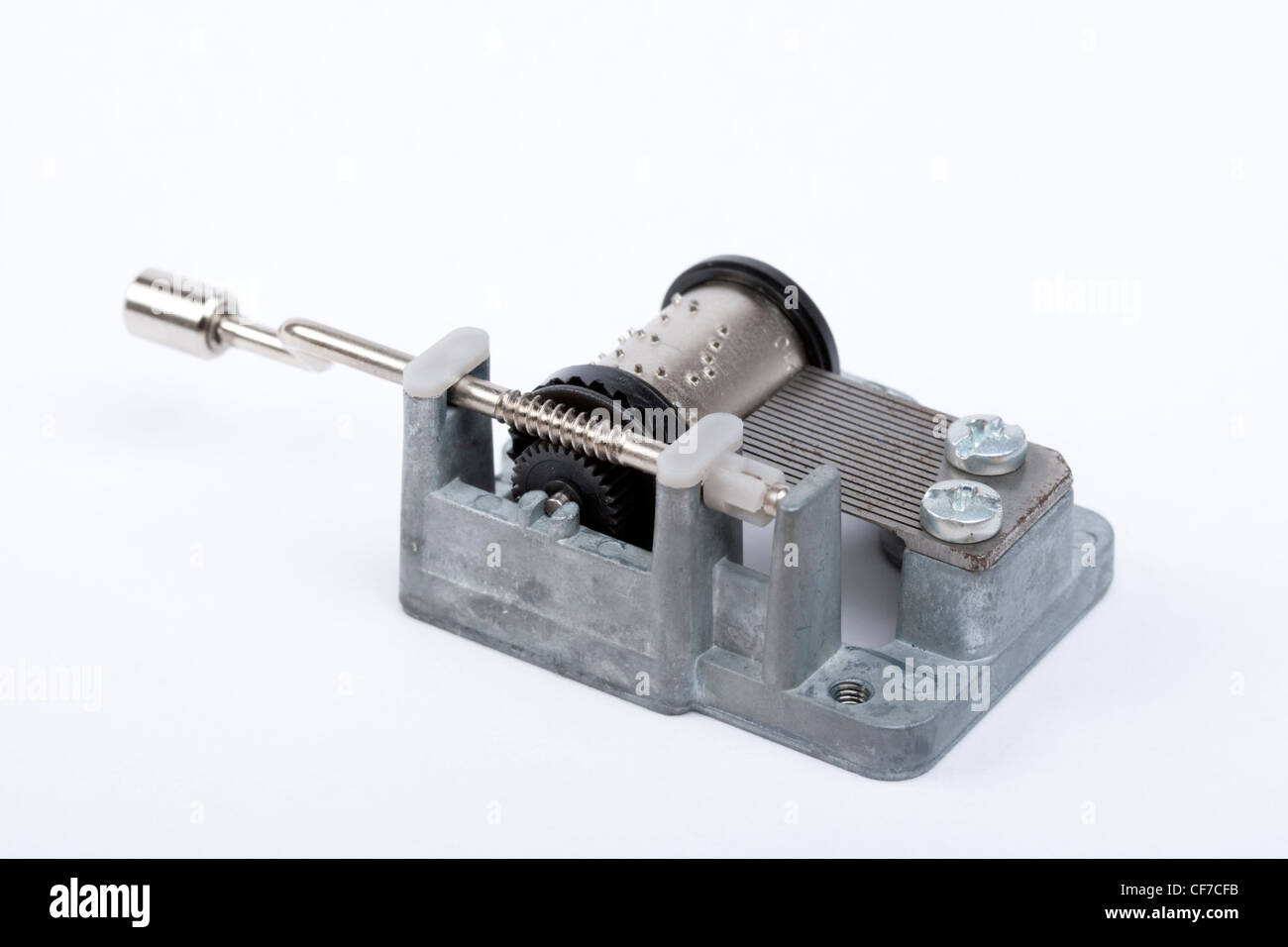 Musical box on white background Stock Photo - Alamy