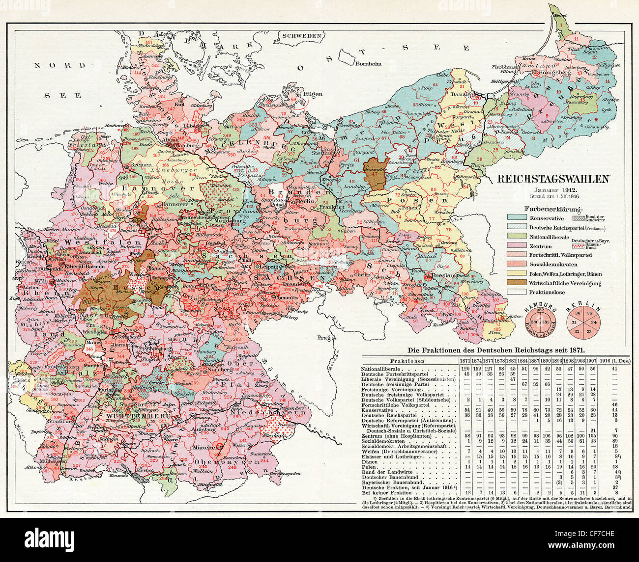 Germany 1871 map hi-res stock photography and images - Alamy