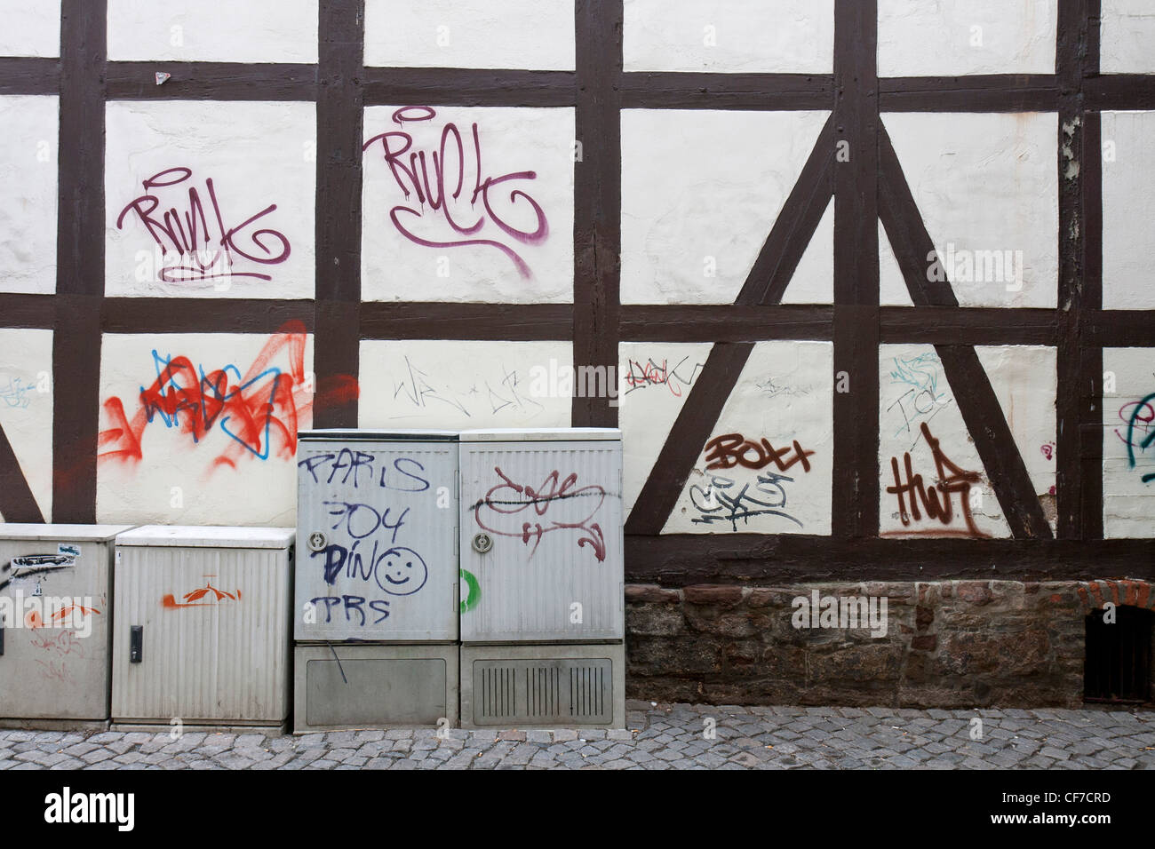 Graffiti in the Harz at Wernigerode, Germany Stock Photo - Alamy