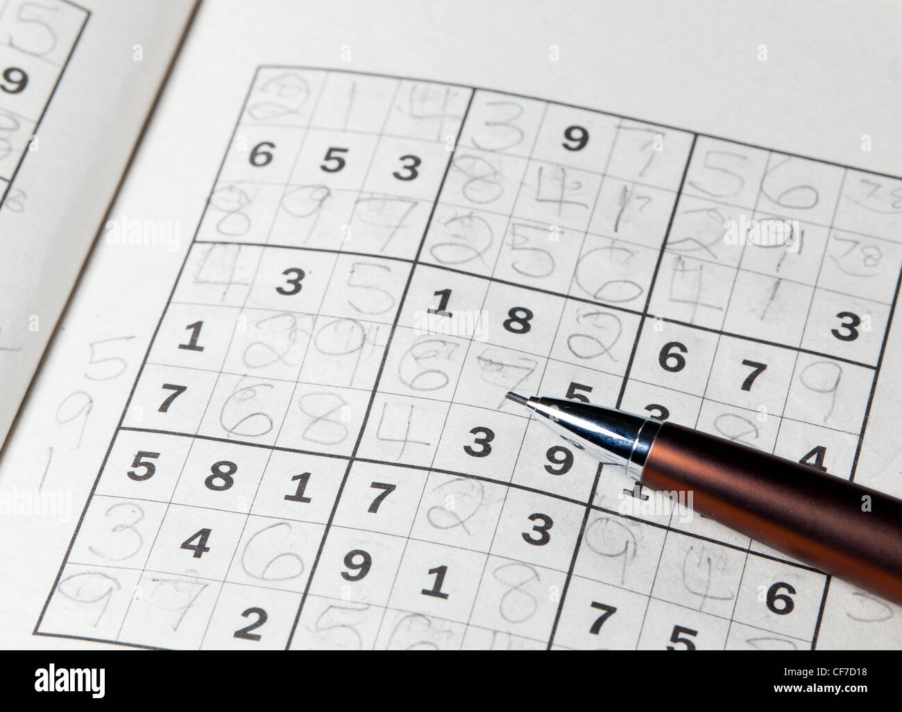 Suduku puzzle hi-res stock photography and images - Alamy