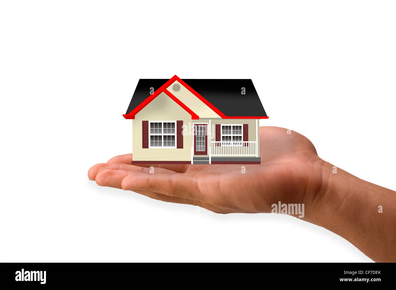 Home in your hand Stock Photo - Alamy