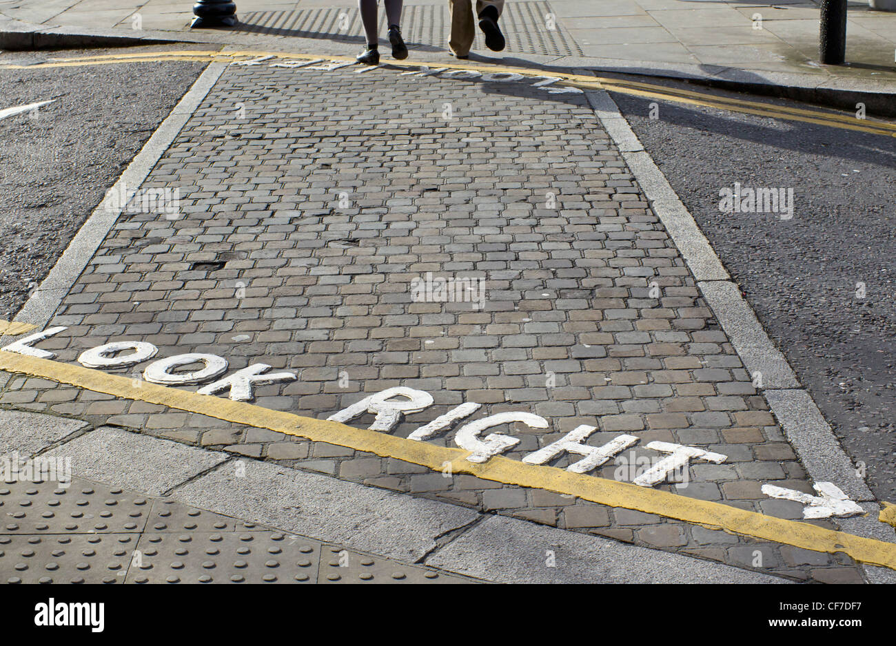 Road markings marking pedestrian hi-res stock photography and images ...