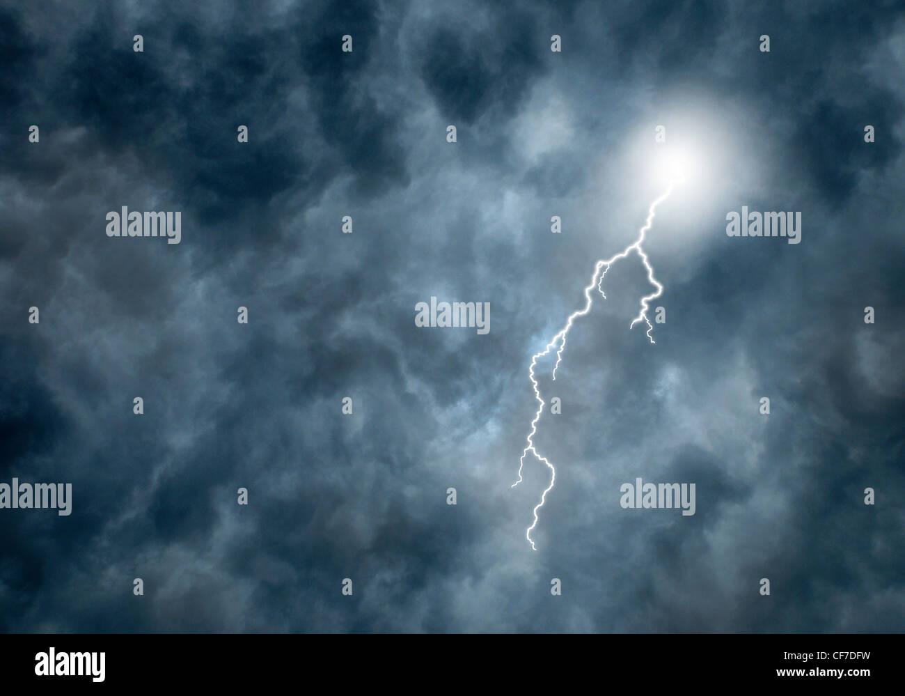 Dark stormy clouds lightning in hi-res stock photography and images - Alamy