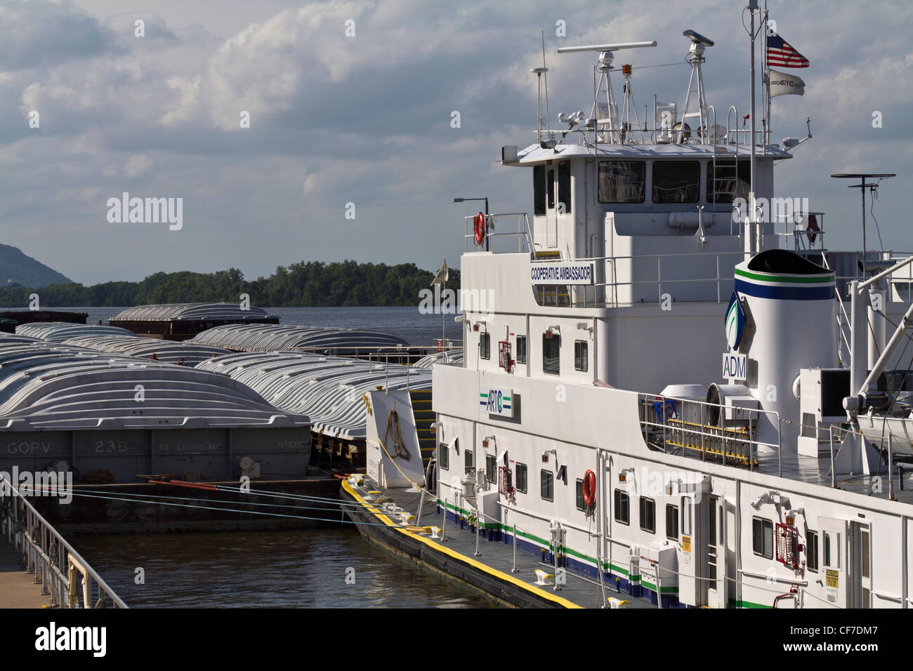 Mississippi river top view hi-res stock photography and images - Alamy