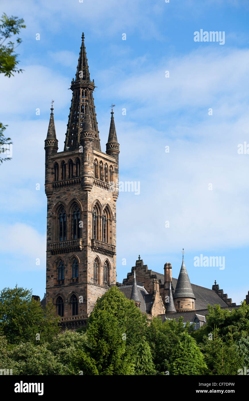 The spire of the University of Glasgow one of Scotland's best ...