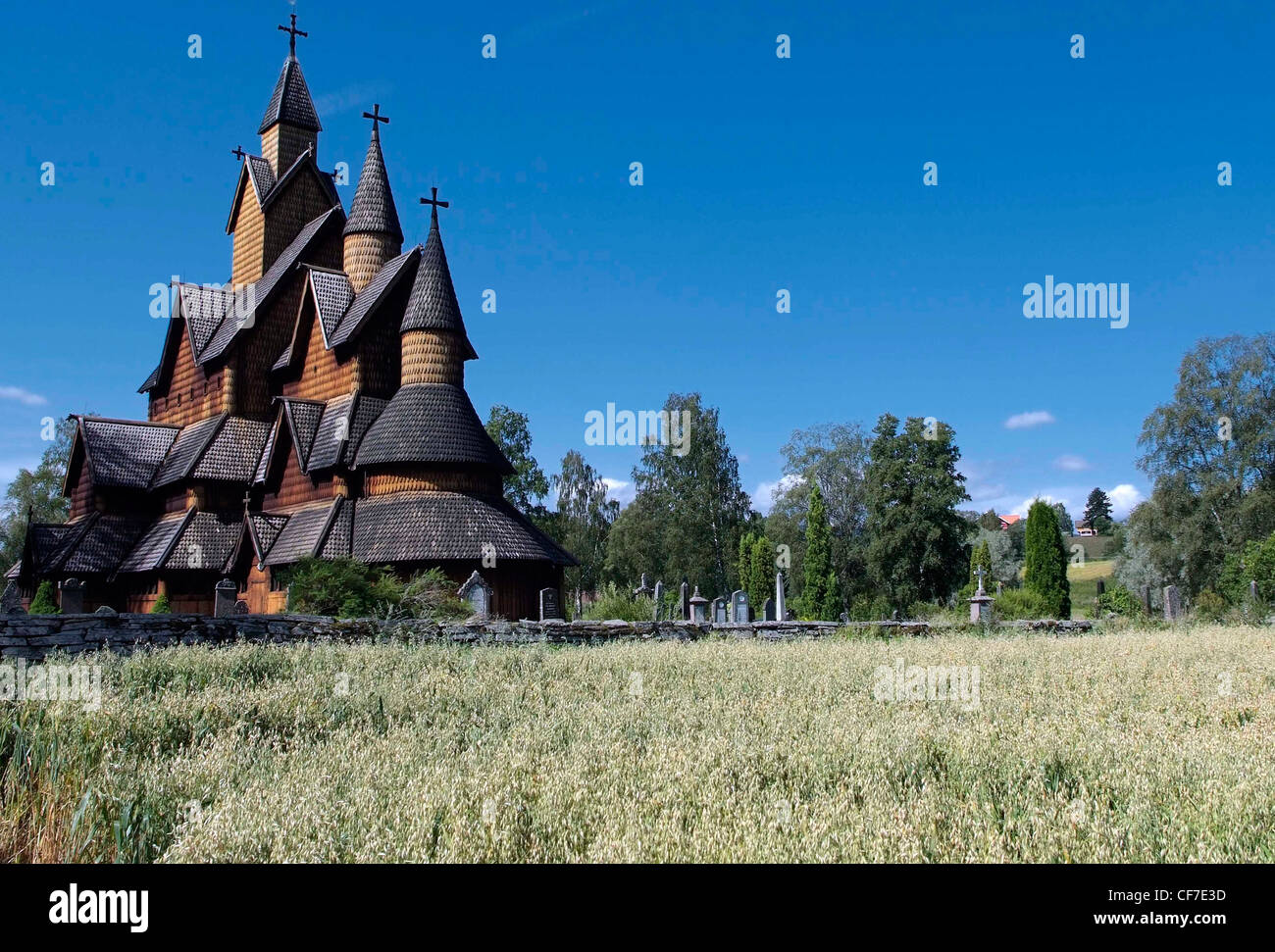 Norways largest stave church hi-res stock photography and images - Alamy