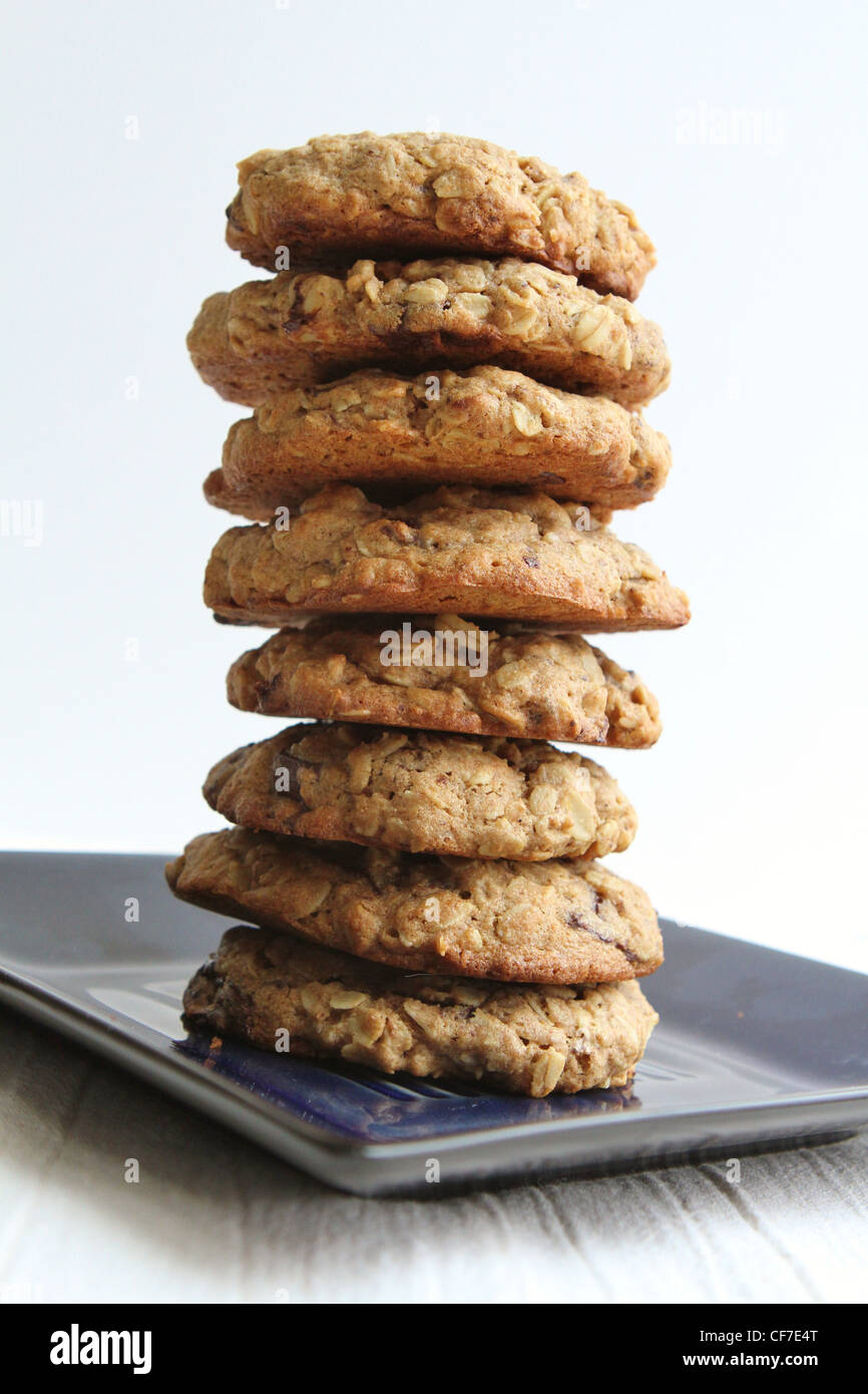 A tall stack of cookies Stock Photo - Alamy