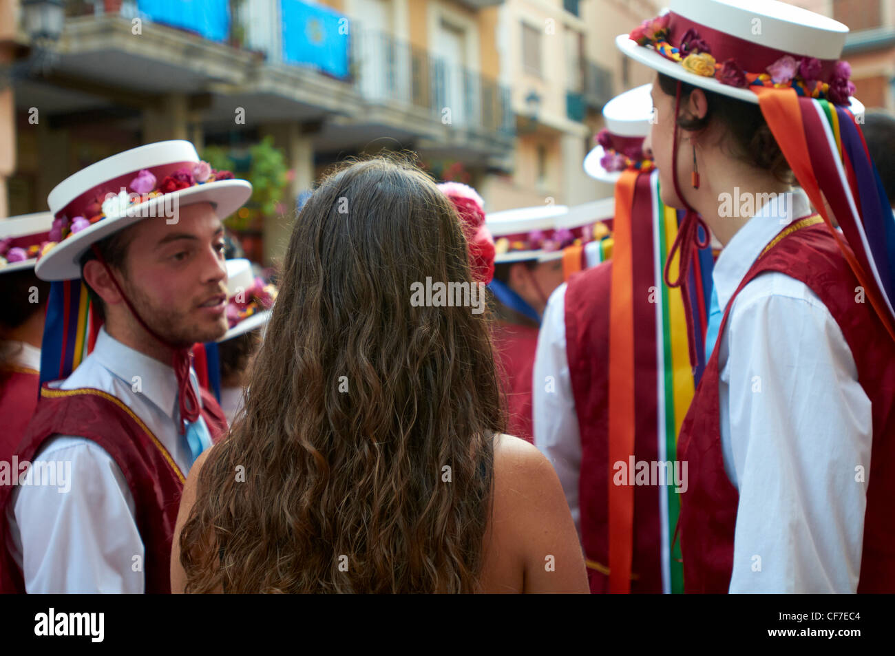 -Traditional "Catalonian" Dancers- Ancient Traditions Stock Photo - Alamy