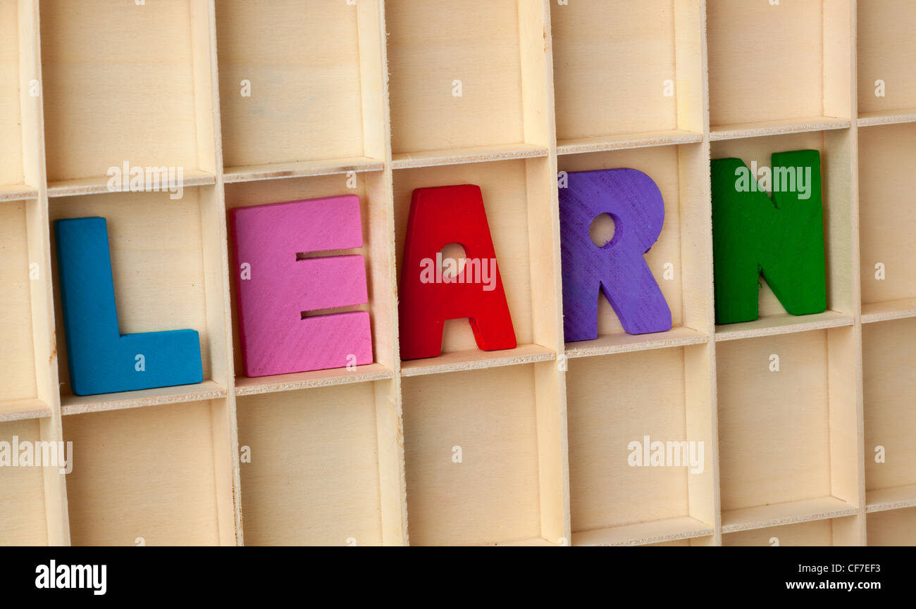 Wooden letter blocks forming word hi-res stock photography and images ...