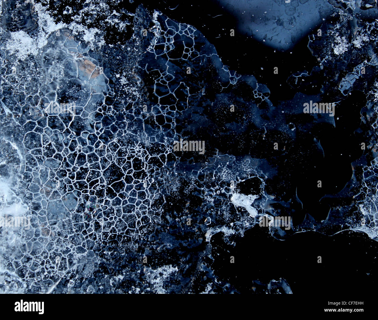 Natural frost forming abstract patterns on glass Stock Photo - Alamy