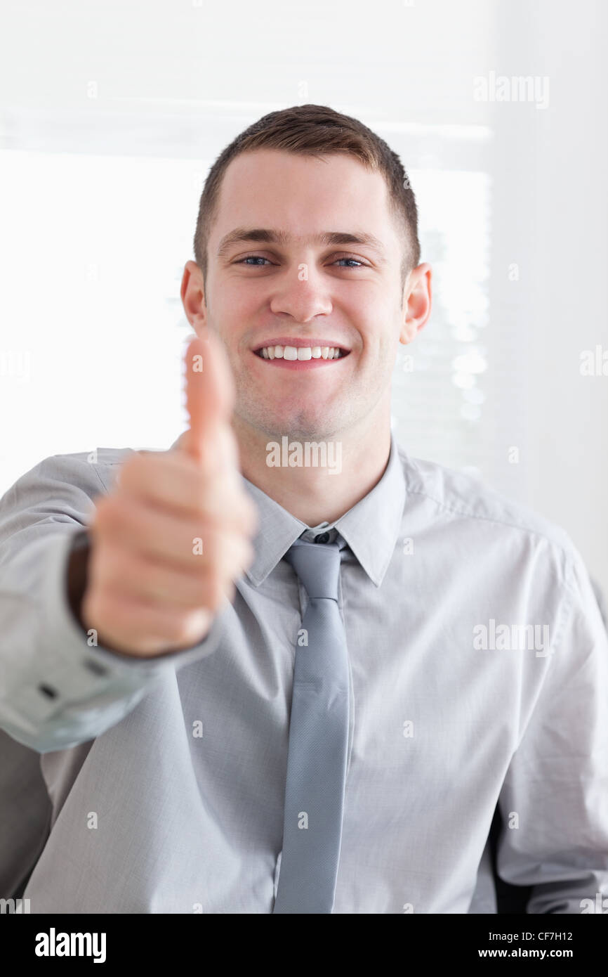 Happy manager approving employee hi-res stock photography and images ...