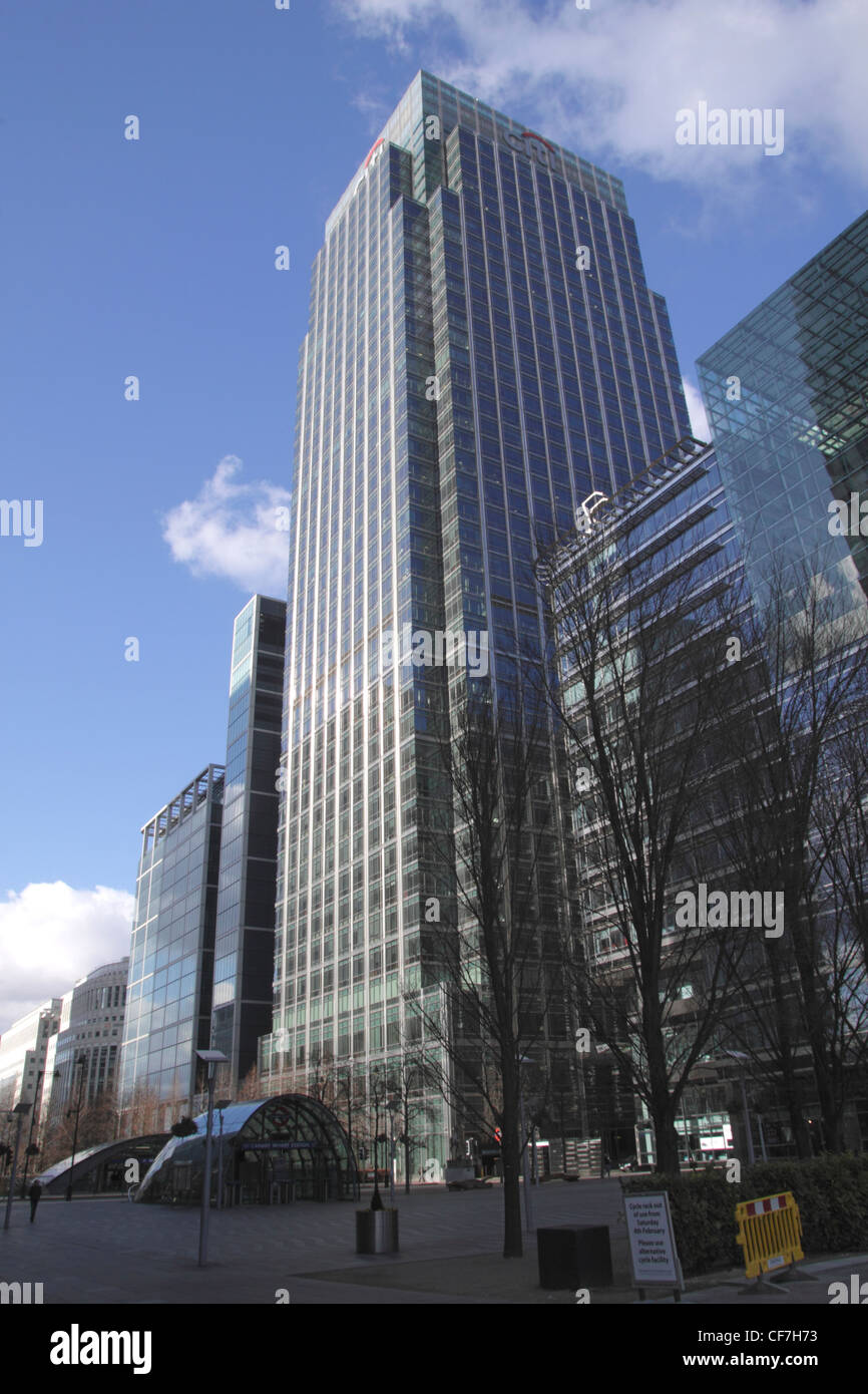 Citi bank building canary wharf hi-res stock photography and images - Alamy