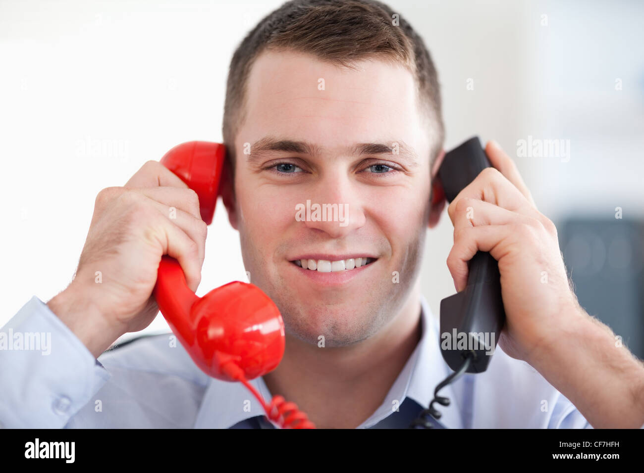 Call handling hi-res stock photography and images - Alamy