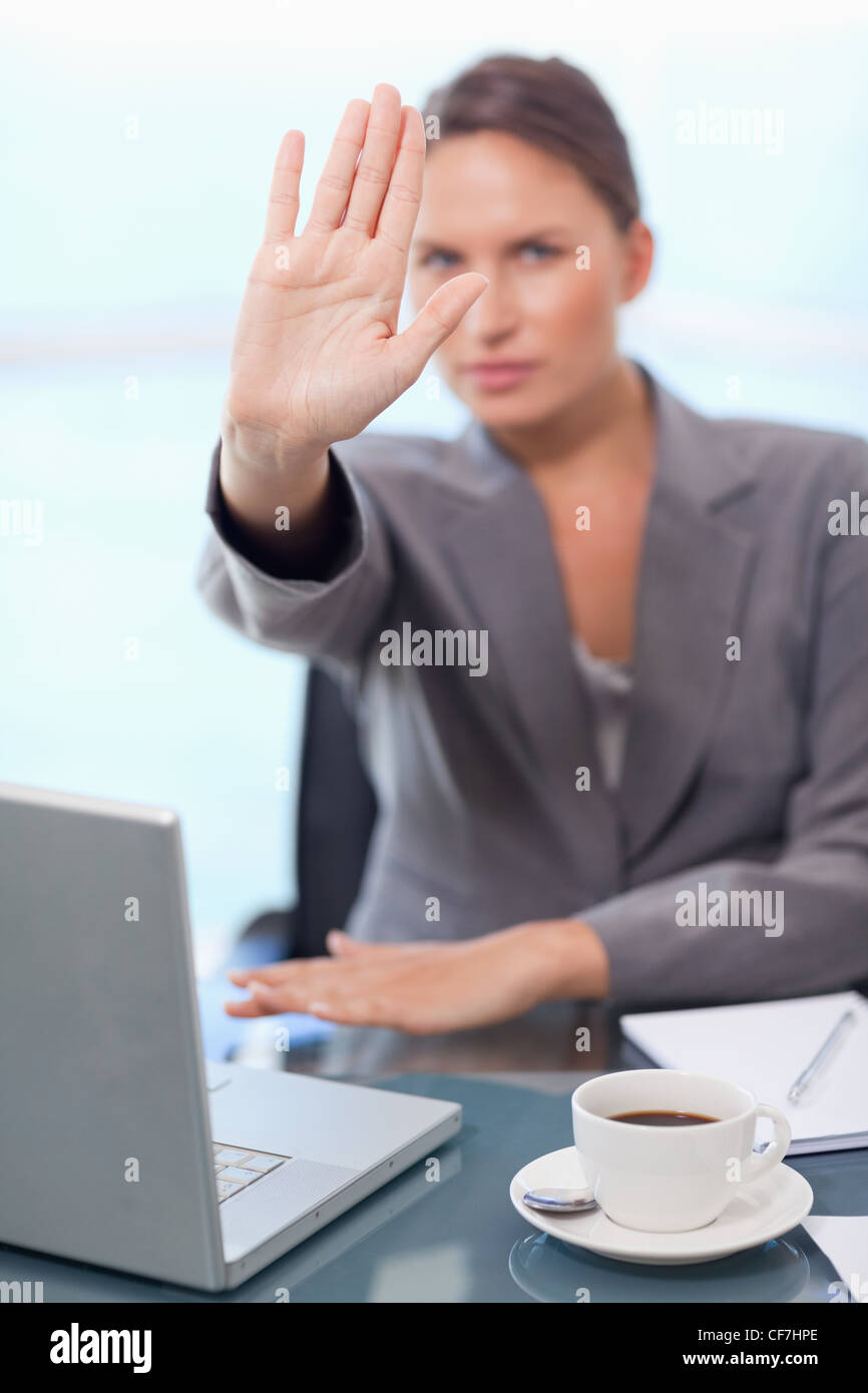 Refusing woman work hi-res stock photography and images - Alamy