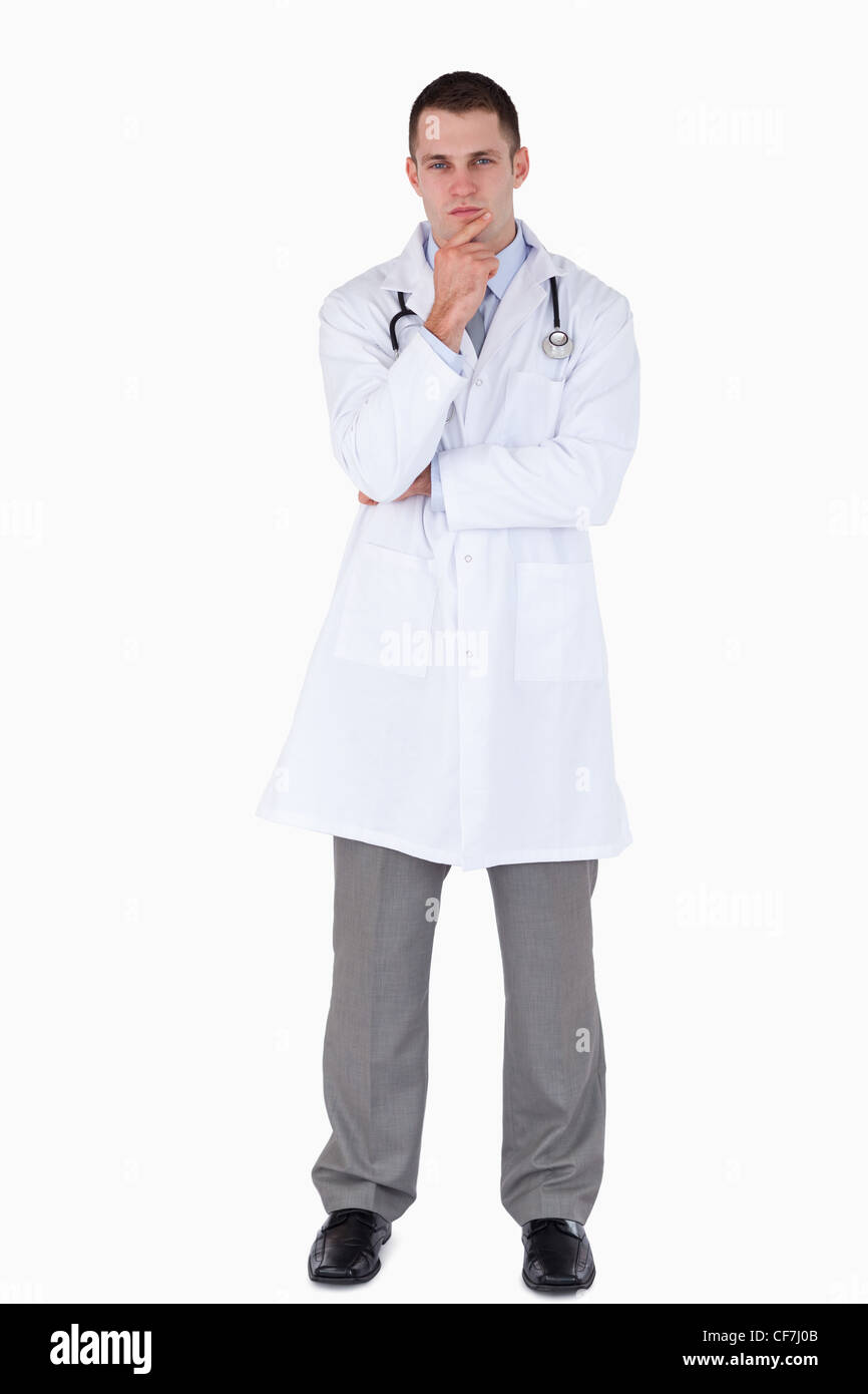 Doctor thinking Cut Out Stock Images & Pictures - Alamy