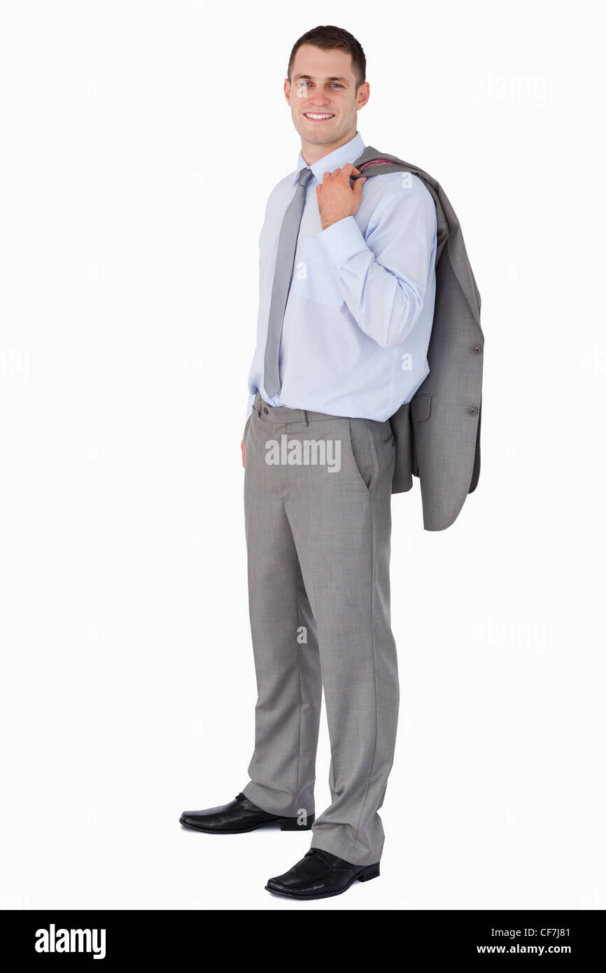 Coat over shoulder hi-res stock photography and images - Alamy