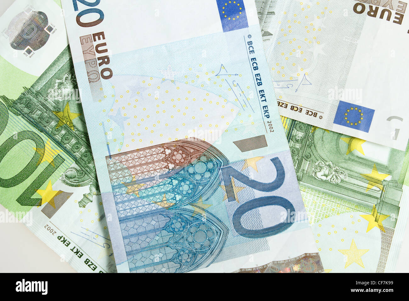 Background from a lot of euro banknotes Stock Photo - Alamy