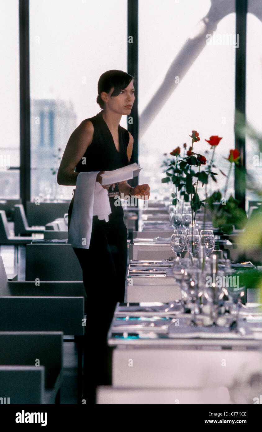 Paris, France - Trendy Restaurant, "Georges", on Top of George Pompidou ...