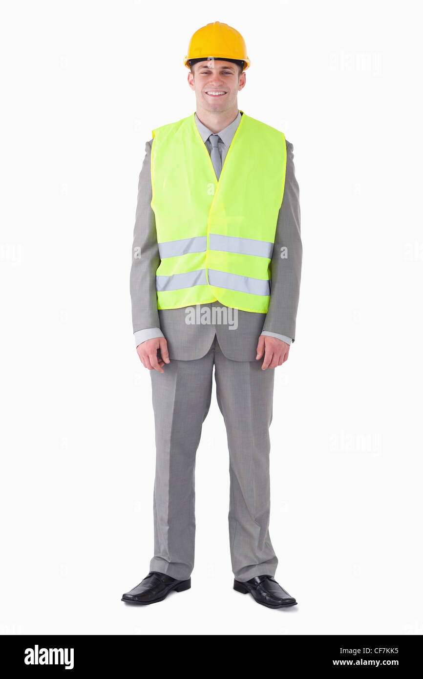 Portrait of a contractor Stock Photo - Alamy