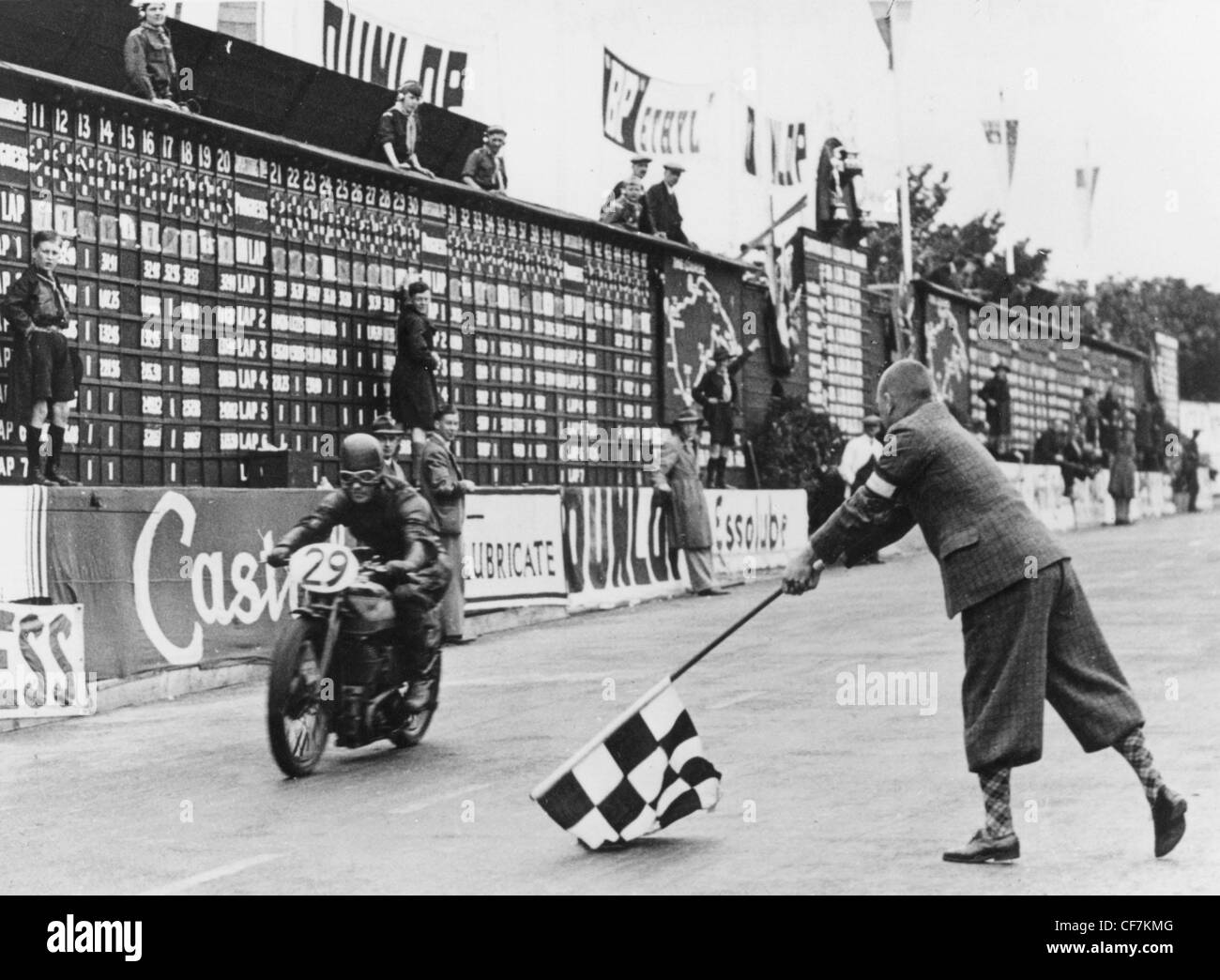 Isle man tt race Black and White Stock Photos & Images - Alamy