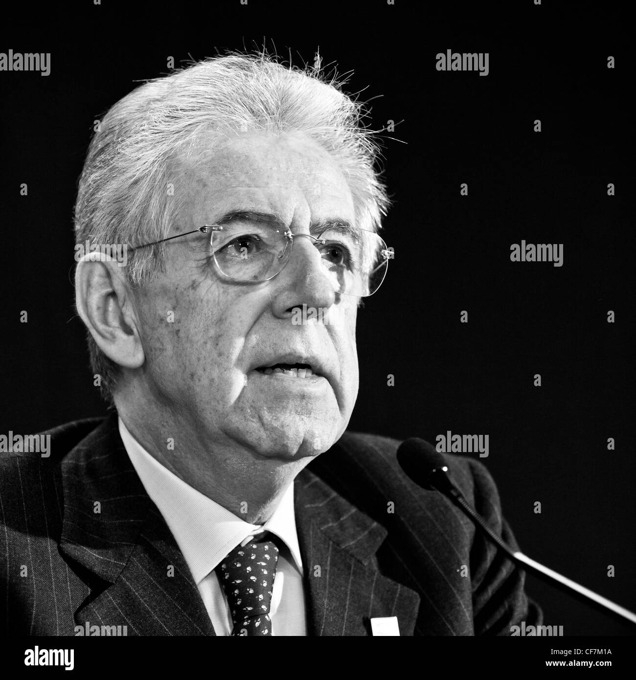 Mario monti Black and White Stock Photos & Images - Alamy