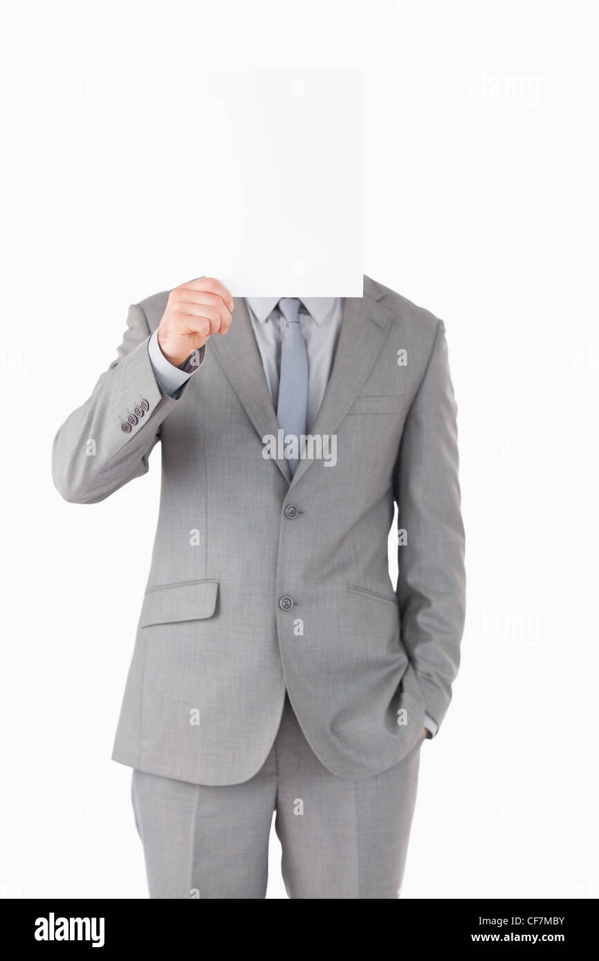 Businessman hiding behind wall hi-res stock photography and images - Alamy