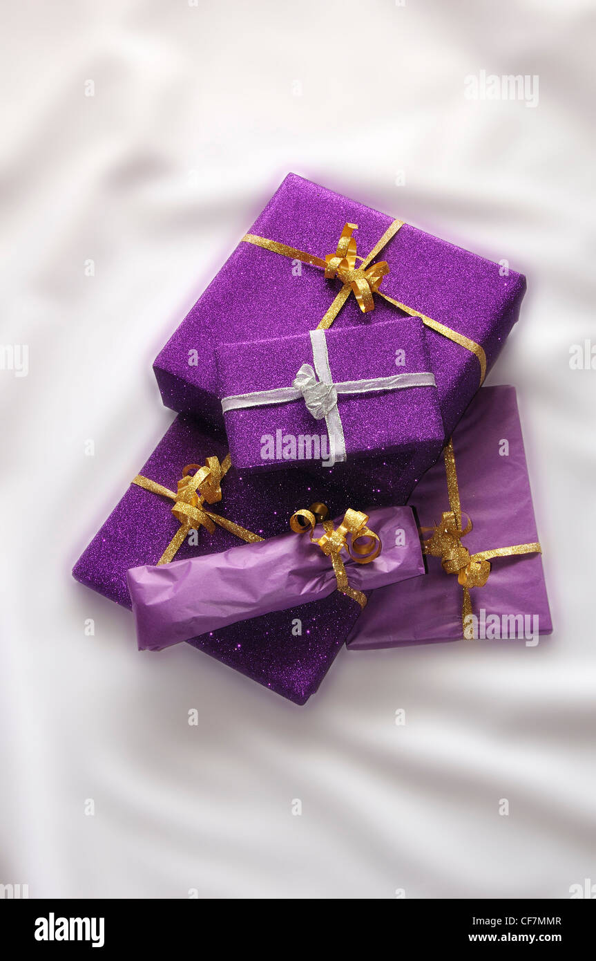 Purple Wrapped Present