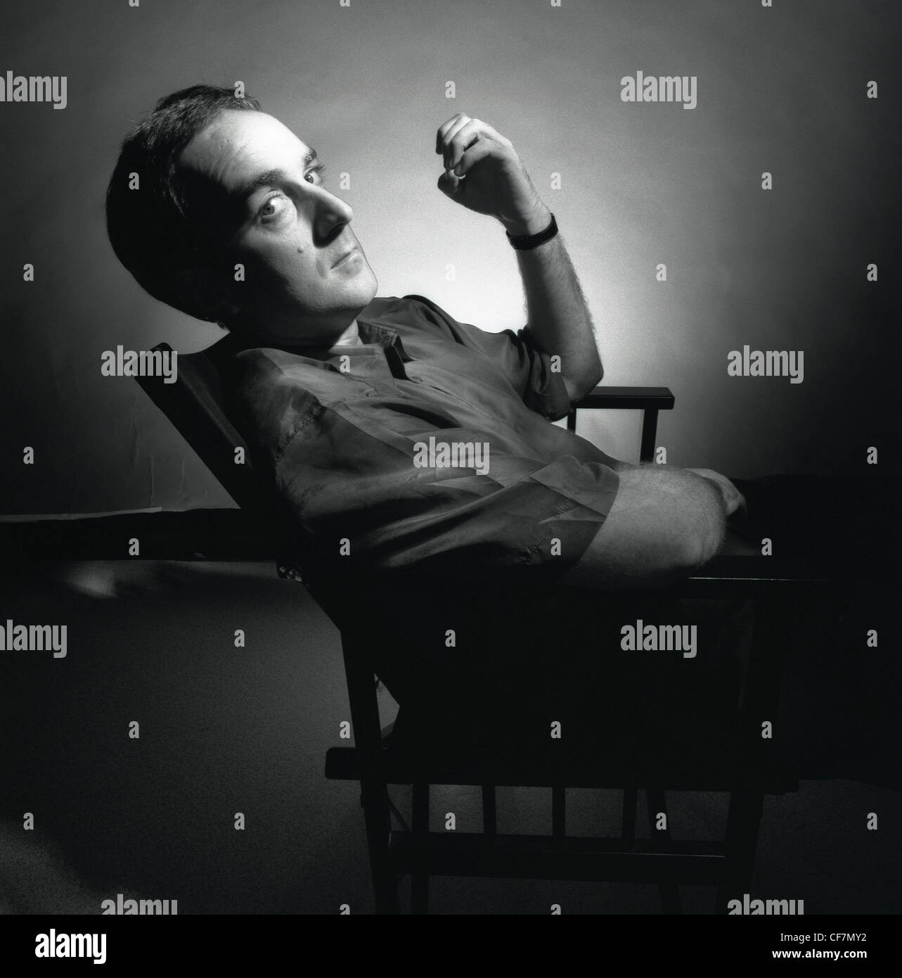 Portrait of actor, writer, comedian and broadcaster Angus Deayton Stock ...