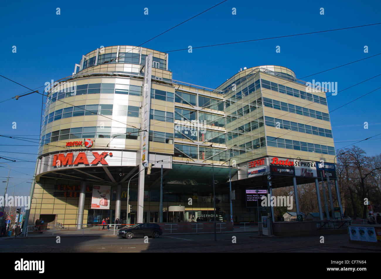 Palac Flora, shopping mall, Vinohrady, Pragu,e Czech Republic, Europe ...
