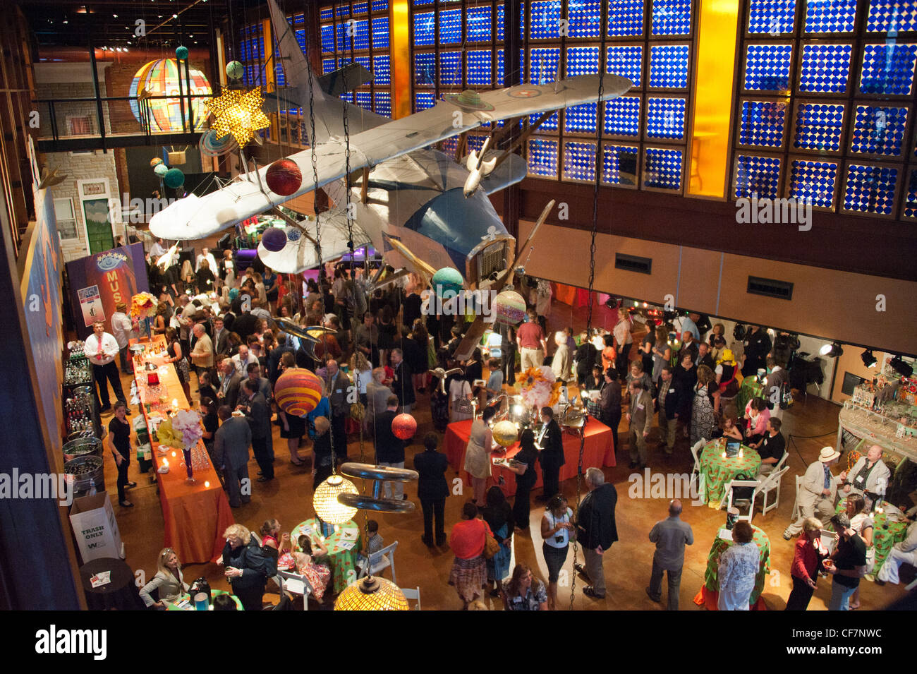 Crowd of people at event at the AVAM in Baltimore Stock Photo - Alamy