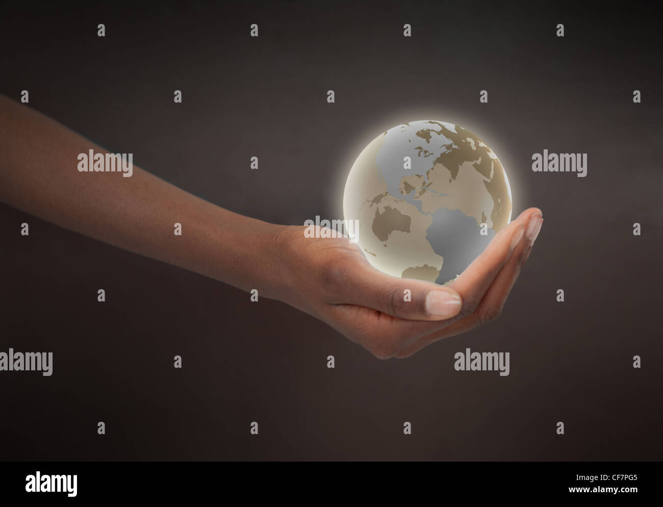 Glowing globe hi-res stock photography and images - Alamy