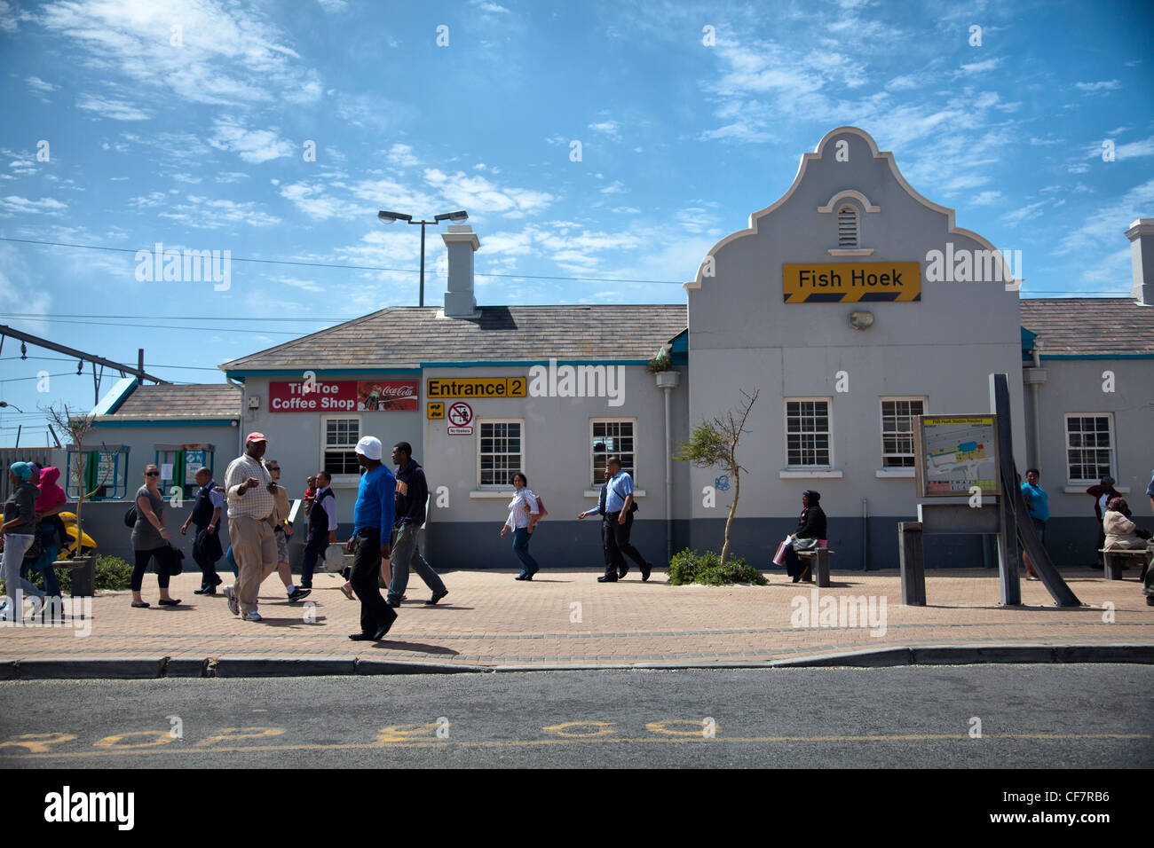 Fish Hoek Train Station in Cape Town Stock Photo - Alamy