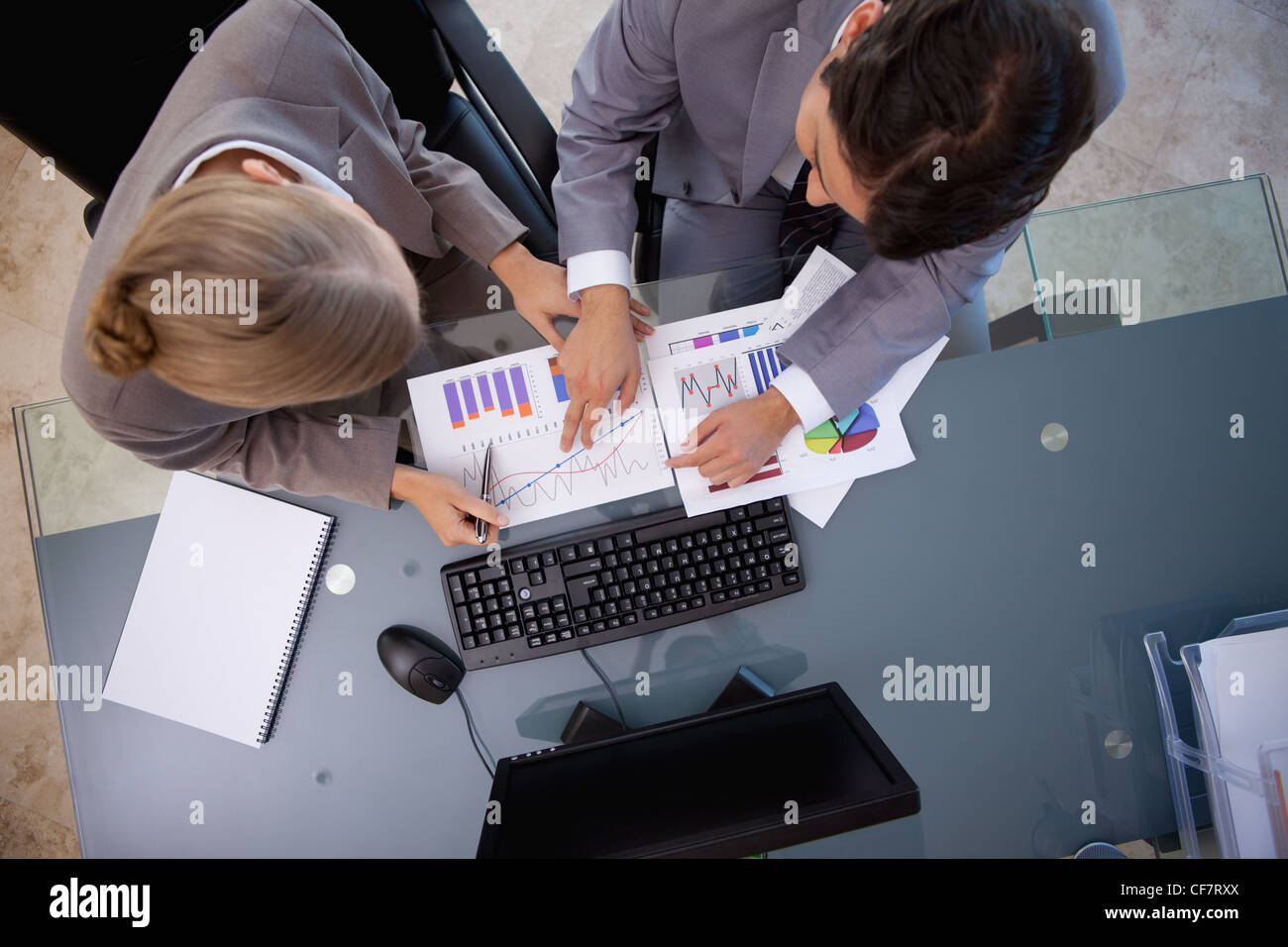 Teamwork manager chart together office financial company graphic ...
