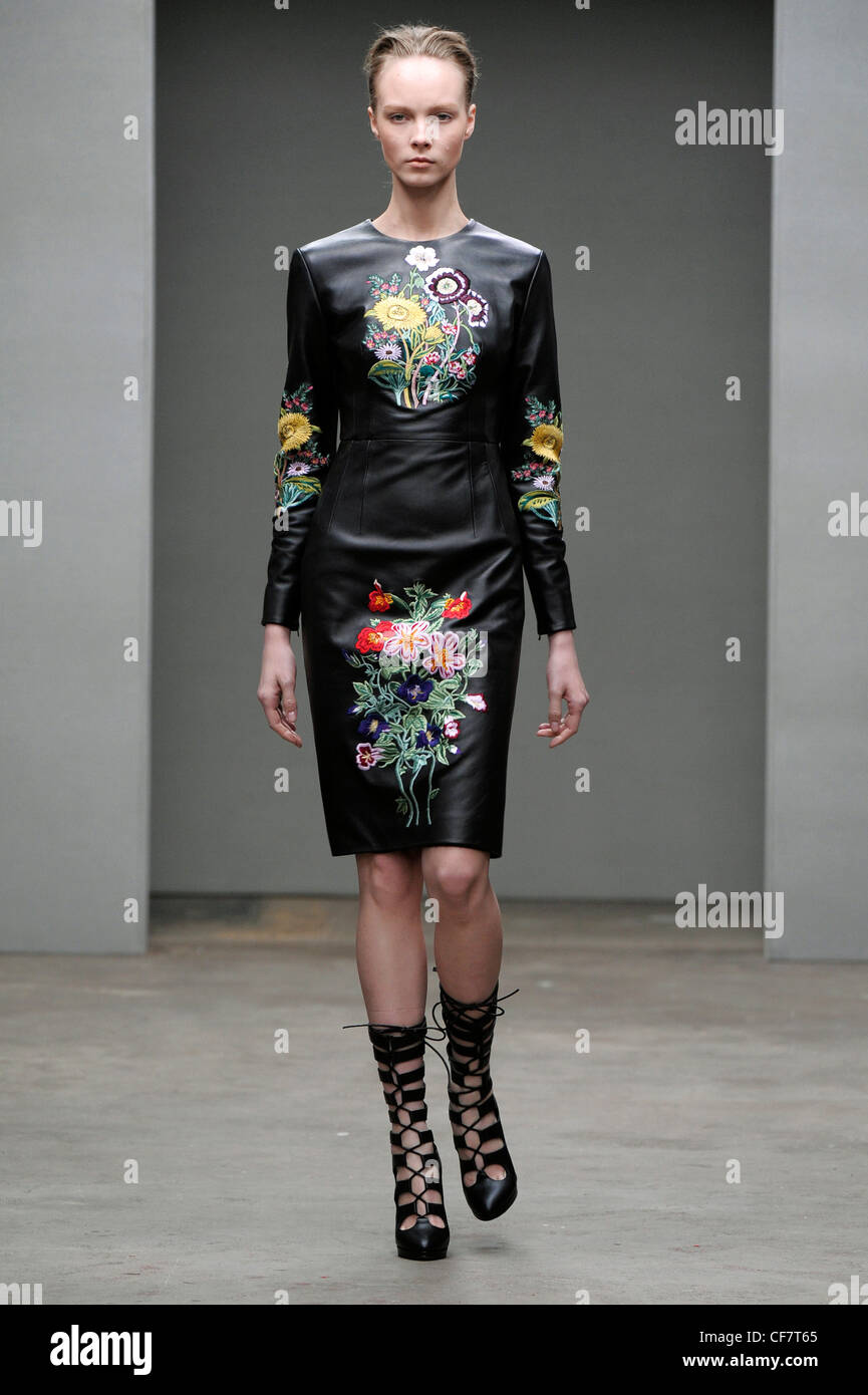Christopher Kane London Ready to Wear Autumn Winter Female wearing ...