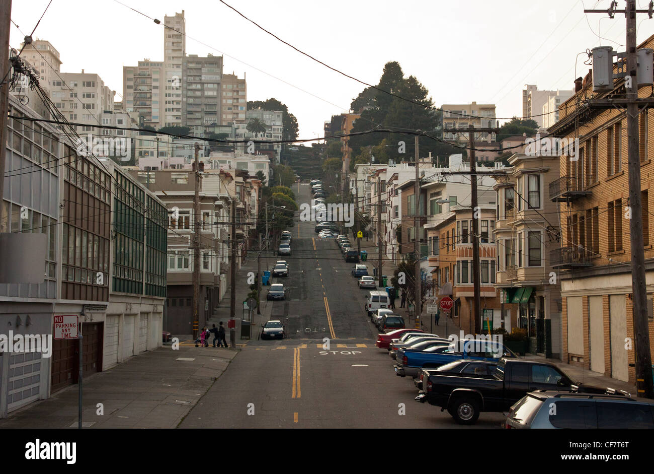 san francisco street scene Stock Photo - Alamy