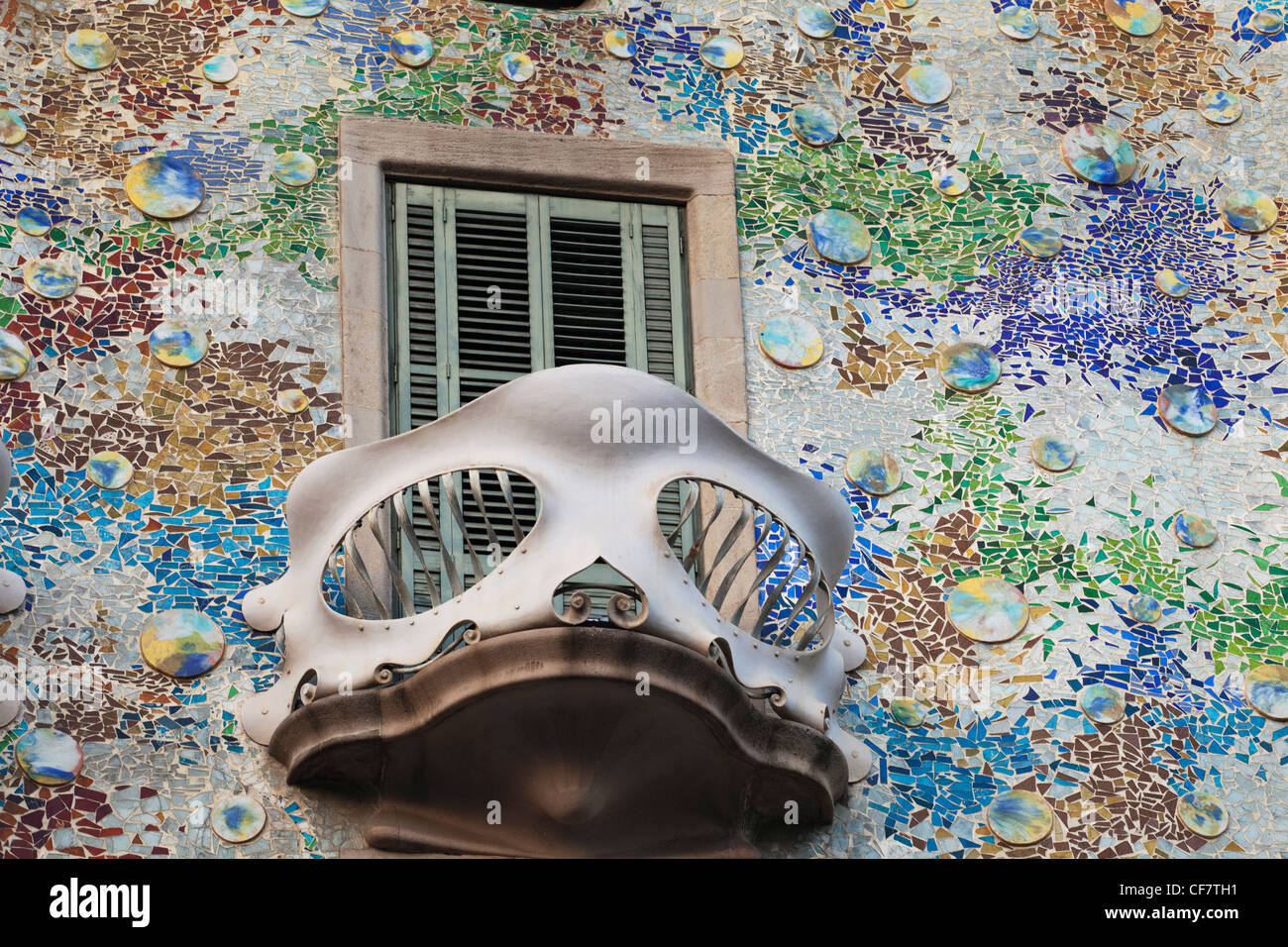 Europe, Spain, Barcelona, Casa Batllo, Window, Windows, Gaudi, Tourism ...