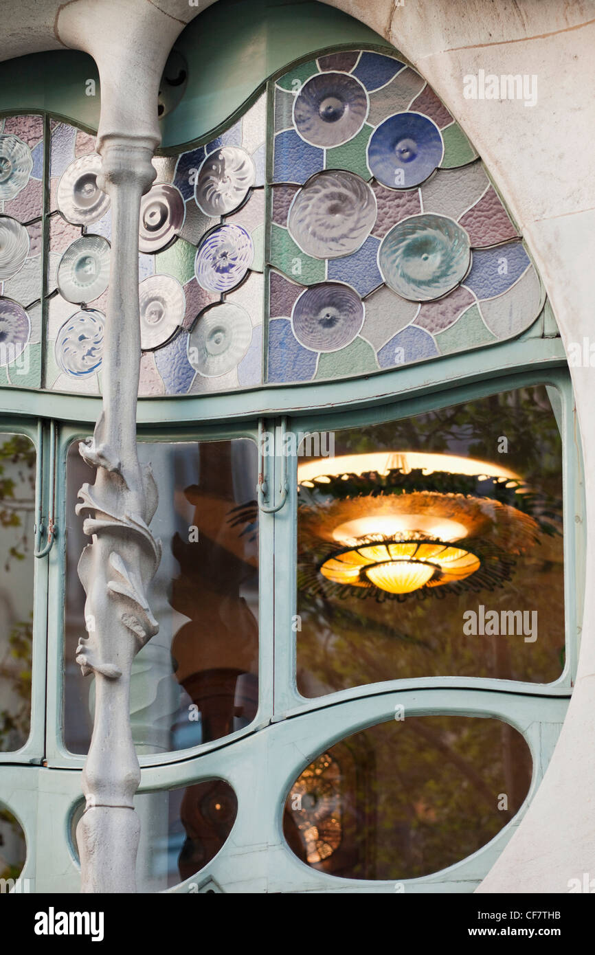 Europe, Spain, Barcelona, Casa Batllo, Window, Windows, Gaudi, Tourism ...